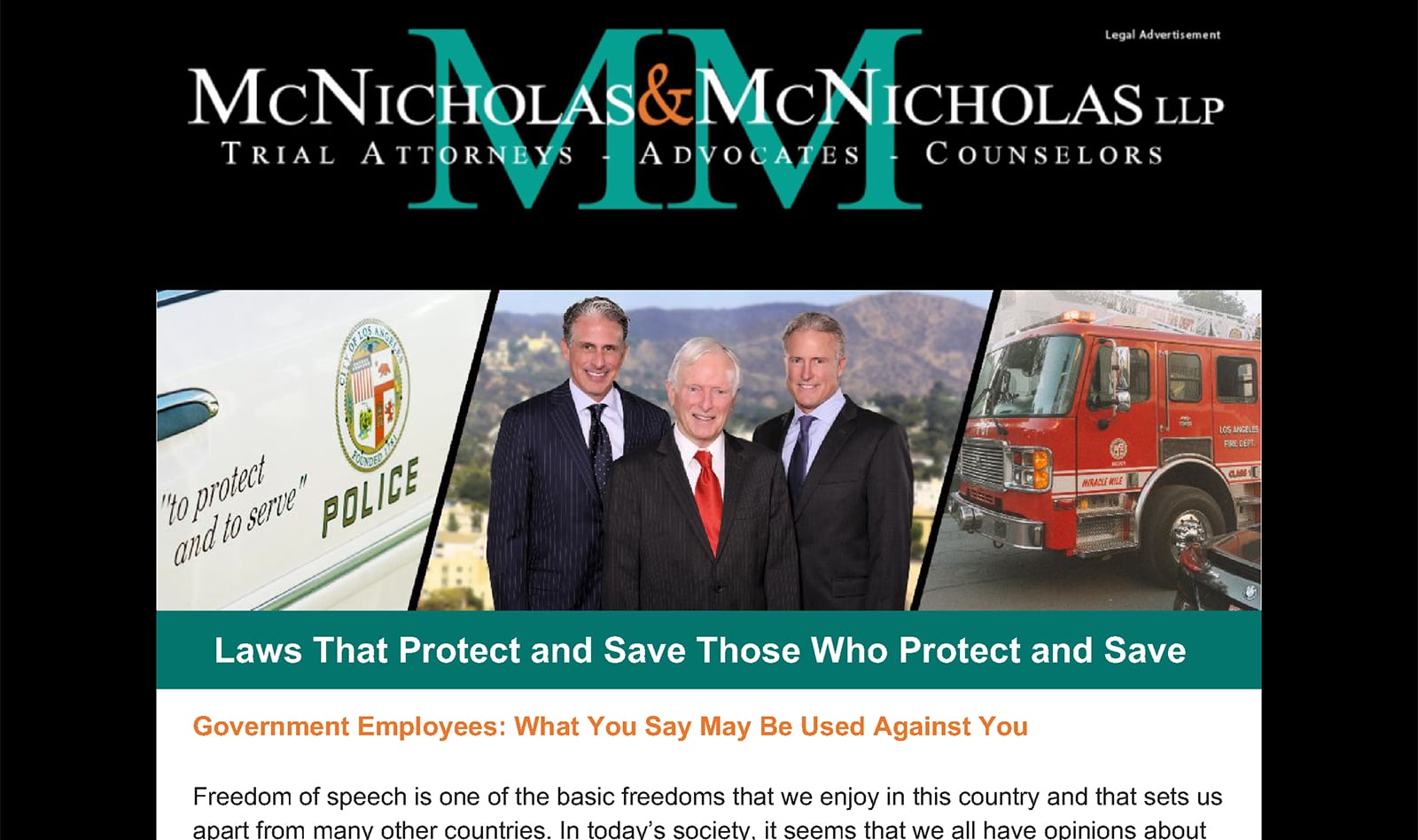 Newsletters - McNicholas & McNicholas, LLP